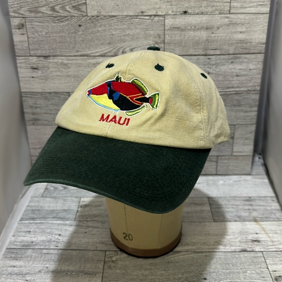 aloha custom | Accessories | Maui Hawaii Green Fishing Baseball Cap Hat ...